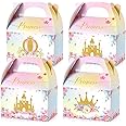 Amazon.com: Nezyo Princess and Prince Treat Boxes - Pink & Blue Crown ...