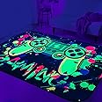 Amazon.com: Gaming Room Decor Rug Gamer Rugs for Bedroom UV Reactive ...