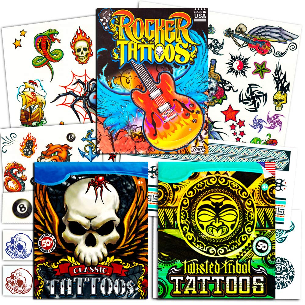 Amazon.com: Temporary Tattoos For Women Girls Teens Ultimate Set ...