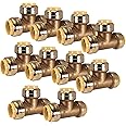 PROCURU 1/2-Inch PushFit Elbow 90-Degree - Push-to-Connect Plumbing Fitting for Copper, PEX ...