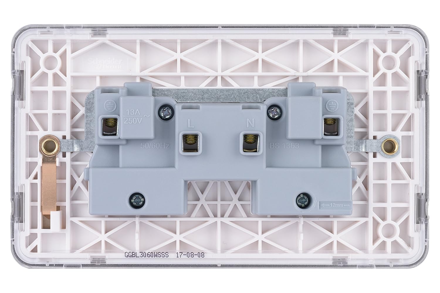 Schneider Electric Lisse Screwless Deco – Unswitched Double Power ...