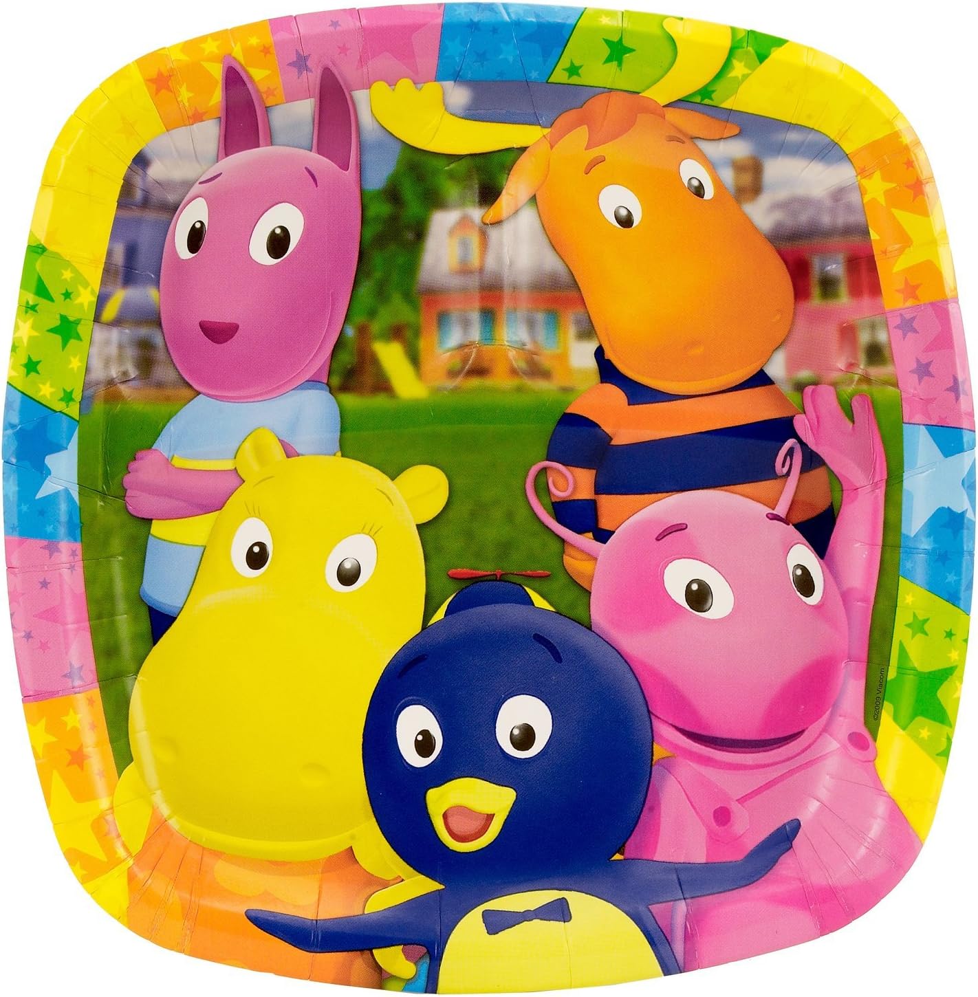 Amazon.com: Backyardigans Dinner Pocket Plates (8 count): Toys & Games