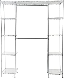 Amazon.com: Amazon Basics Expandable Metal Hanging Storage Organizer ...