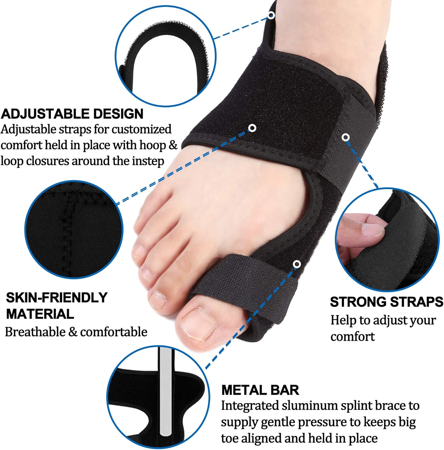 Faletony Bunion Corrector and Bunion Relief Kit, Orthopedic Bunion ...