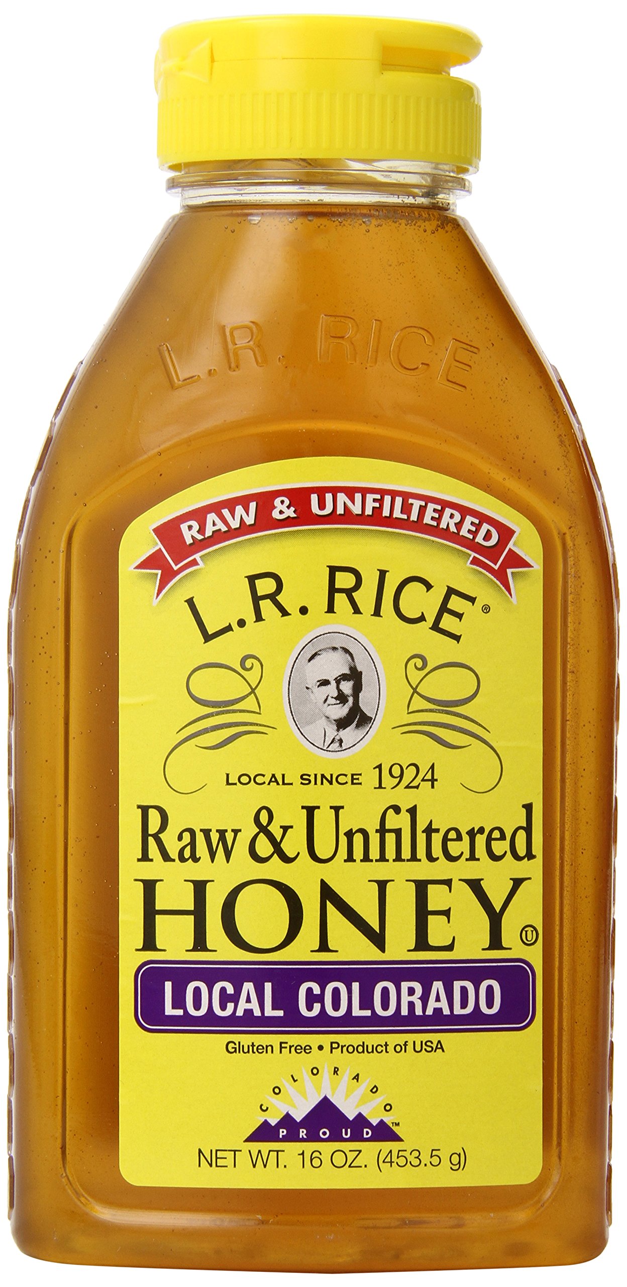 Amazon.com : L.R. Rice 100% Pure Unfiltered Clover Honey, 12 Ounce ...