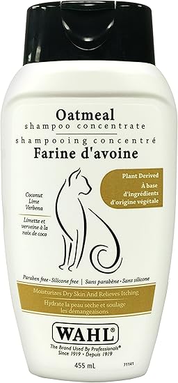 Wahl Canada Cat Oatmeal Shampoo, Helps Soothe Dry, Itching, Irritated ...
