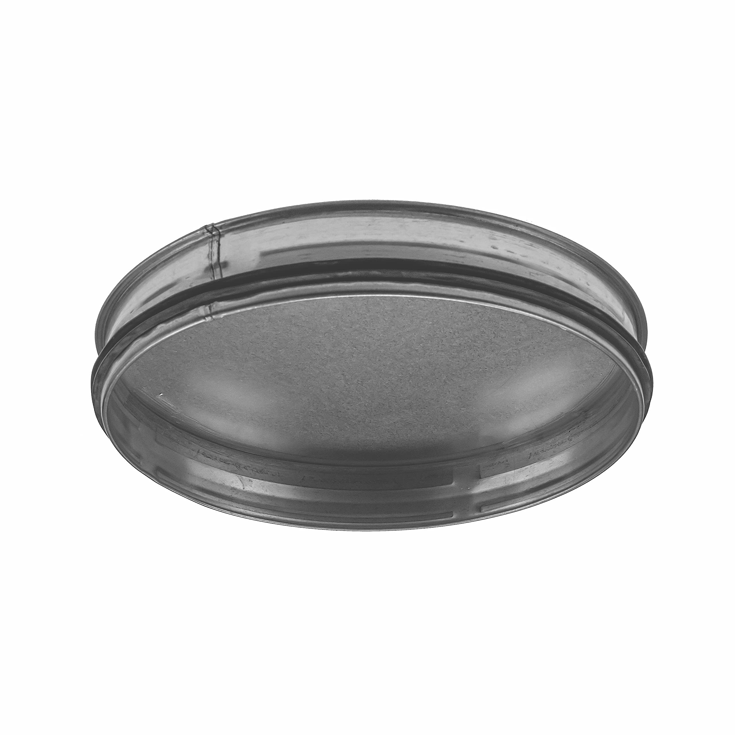 HVAC OV Galvanized Metal Duct End Cap - 10 Inch With Rubber Gasket For ...