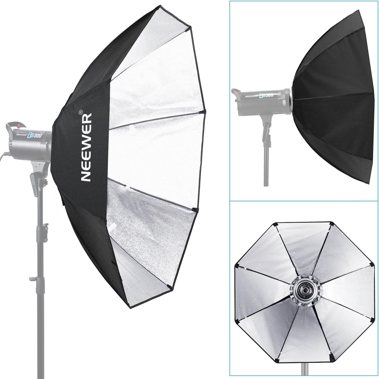 Neewer 24 inches/60 centimeters Octagon Softbox with Bowens Mount ...