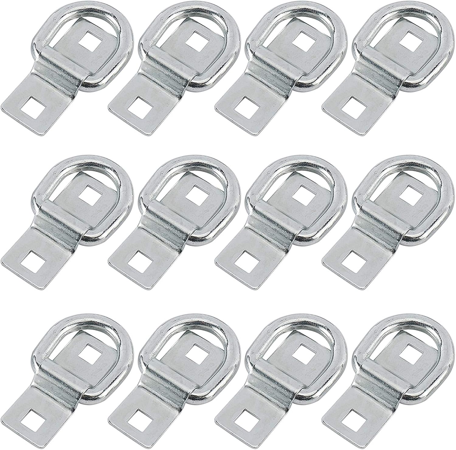 DasMarine D-Ring Tie Downs,3/8” D-Rings Anchor Lashing Ring for Loads ...