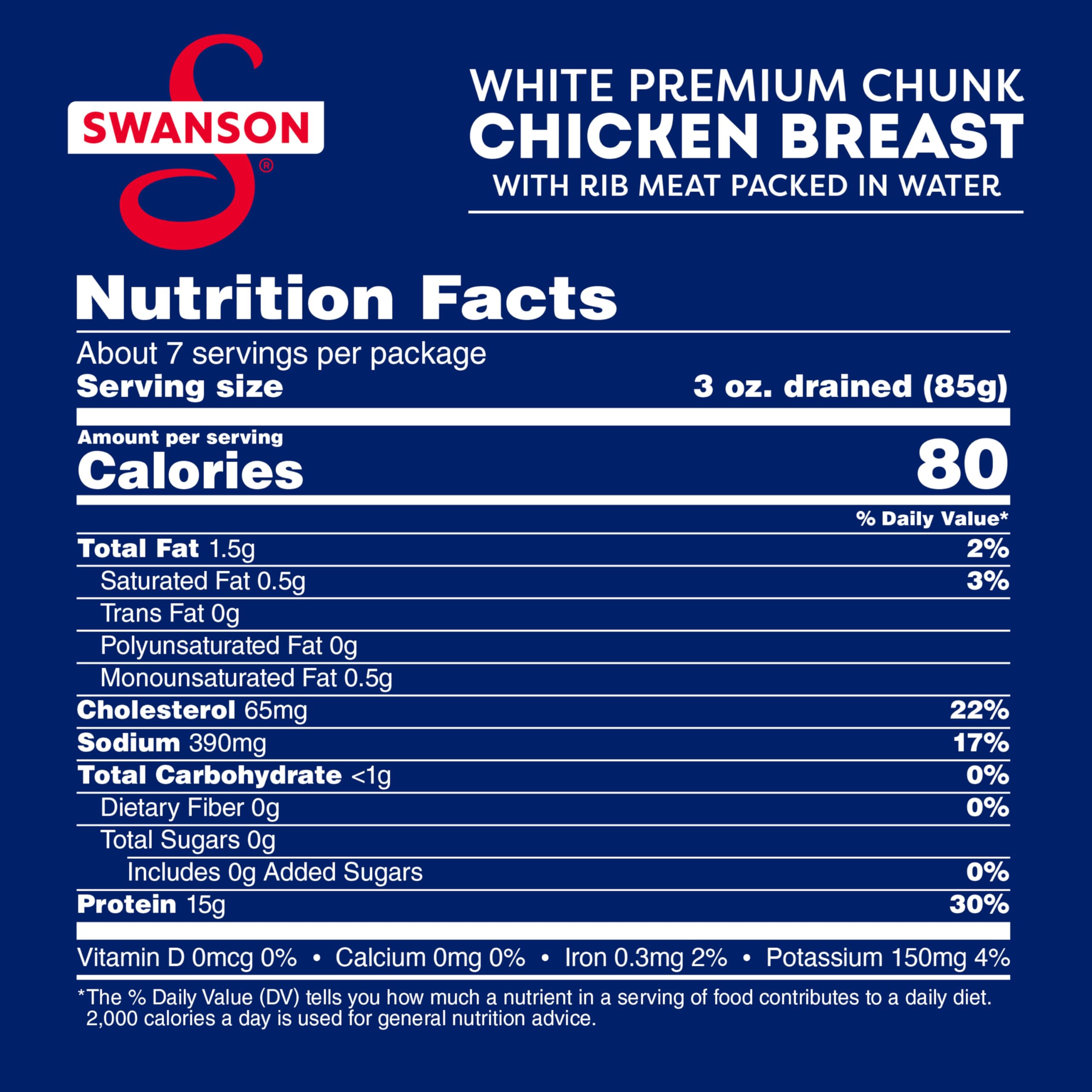 Mua Swanson White Premium Chunk Canned Chicken Breast in Water, Fully ...
