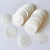 Amazon.com: 100PCS 2-in Round Shells Pieces with 2 Hole, Polished Round ...