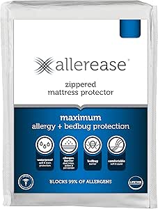 Amazon.com: Aller-Ease Maximum Allergy Mattress Protector, Twin : Home & Kitchen