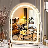Amazon.com - Hasipu Vanity Mirror with Lights, 24" LED Makeup Mirror, Lighted Makeup Mirror with ...