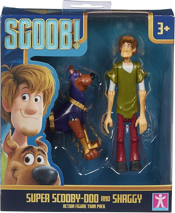 Scoob! Action Figure 2 Pack - Super Scoob and Shaggy: Amazon.co.uk ...
