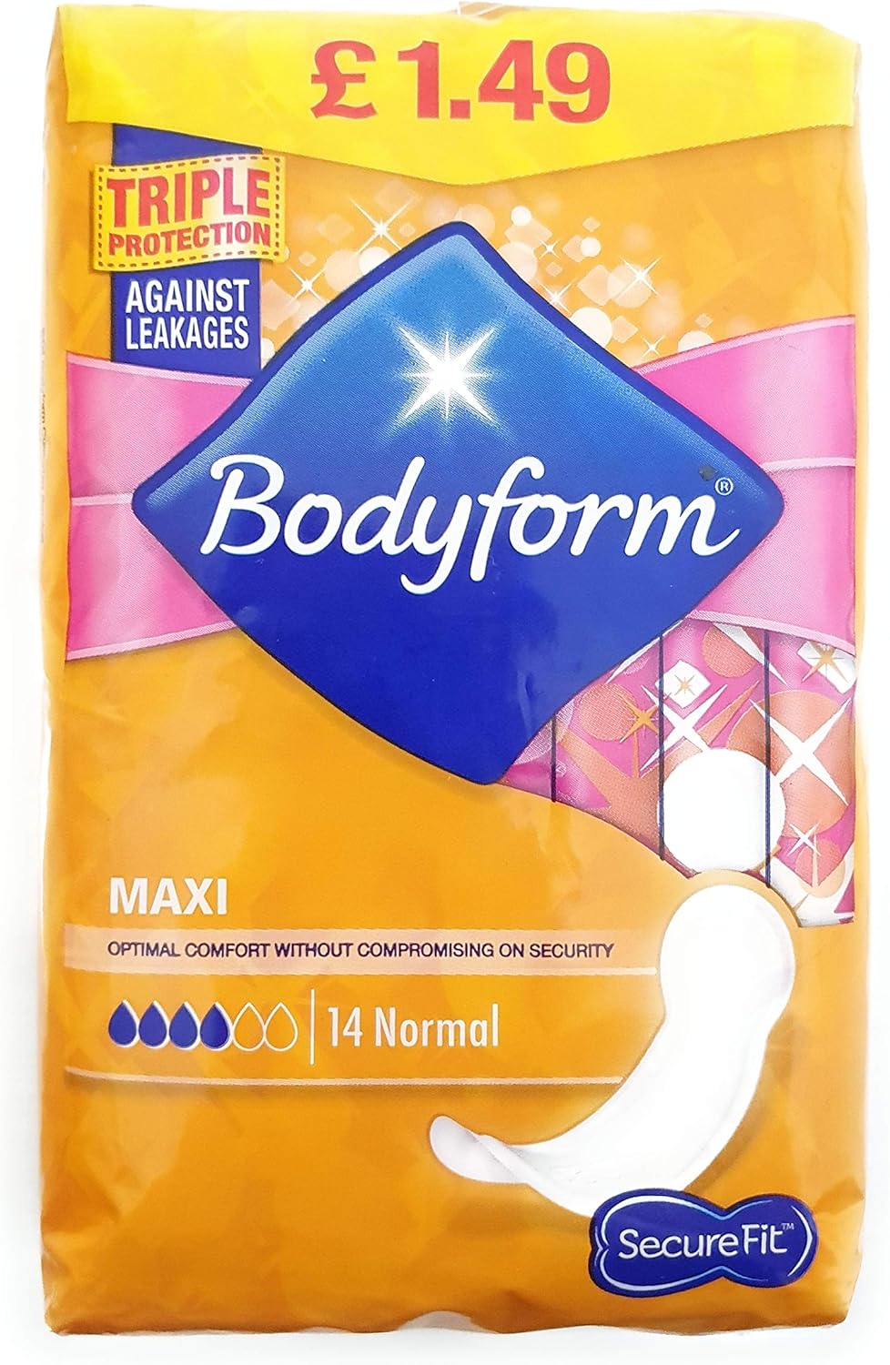 Bodyform Maxi Normal PM1.49, 0.5 kg: Amazon.co.uk: Health & Personal Care