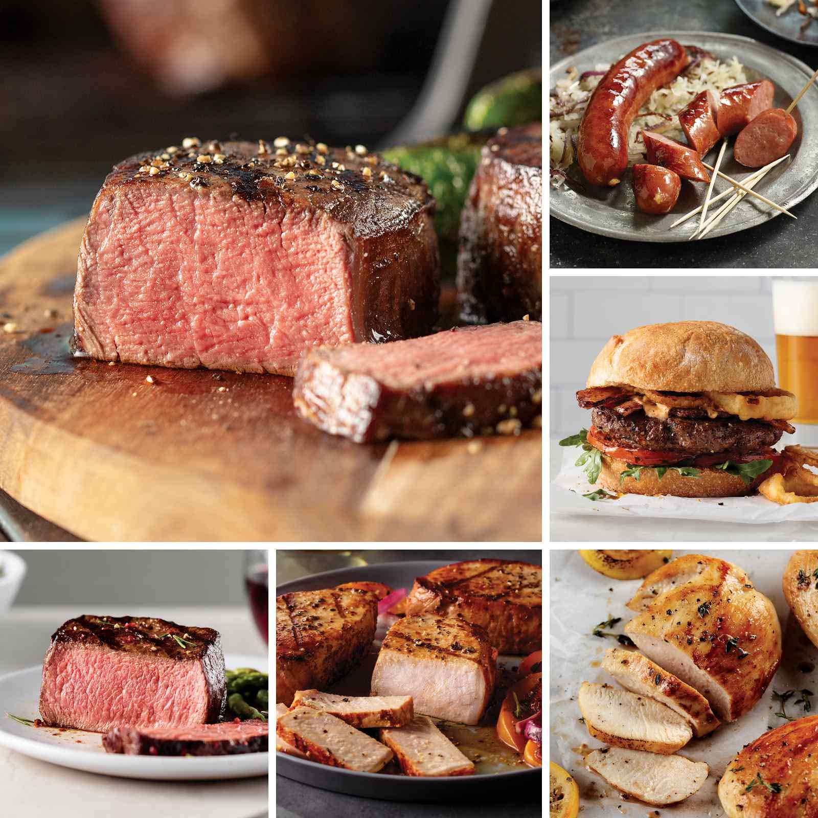 All American Grill Out From Omaha Steaks Butchers Cut Filet ...