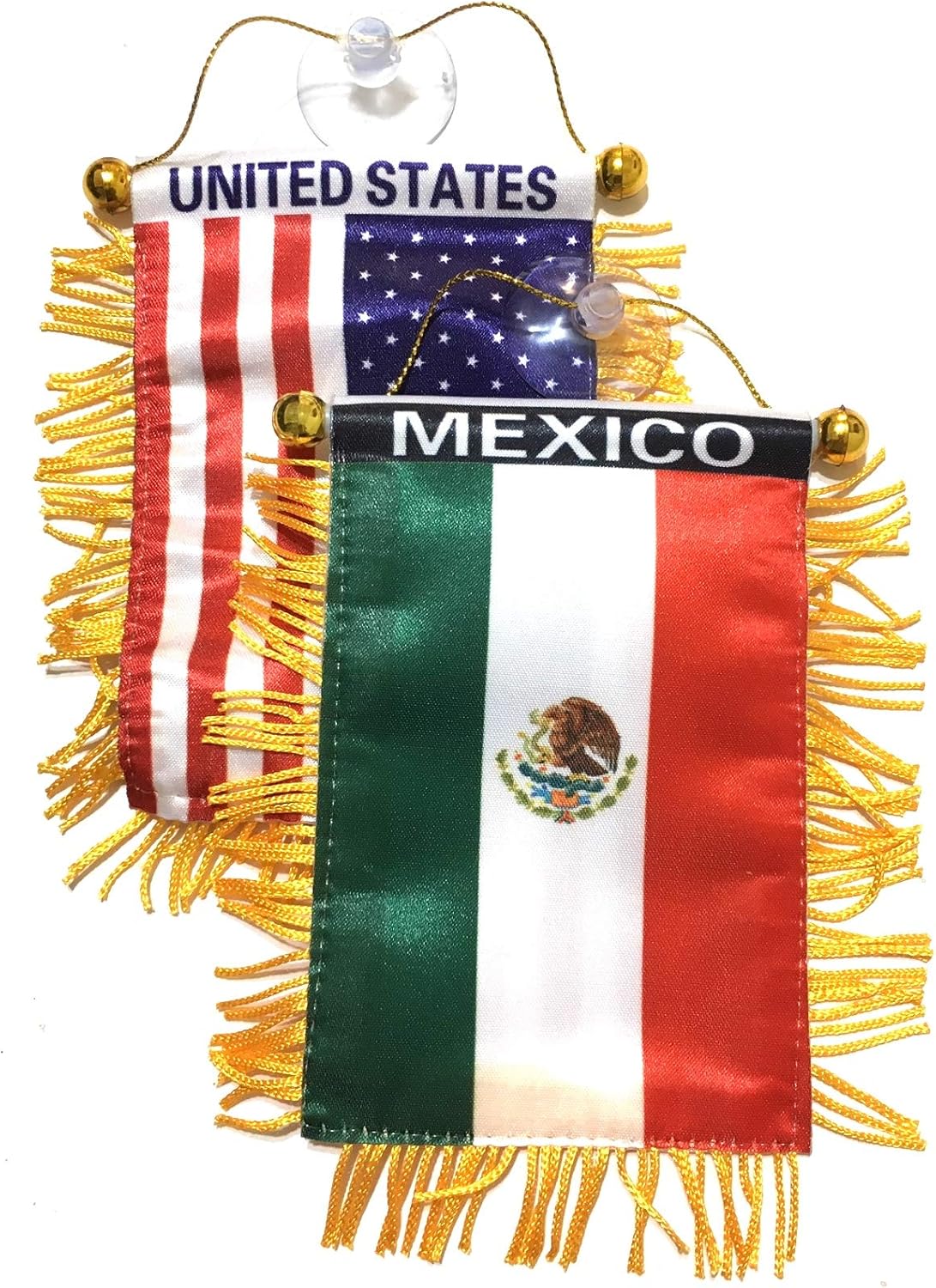 Amazon.com : PRK 14 Mexico Mexican Flag for Cars Bandera de Mexico ...