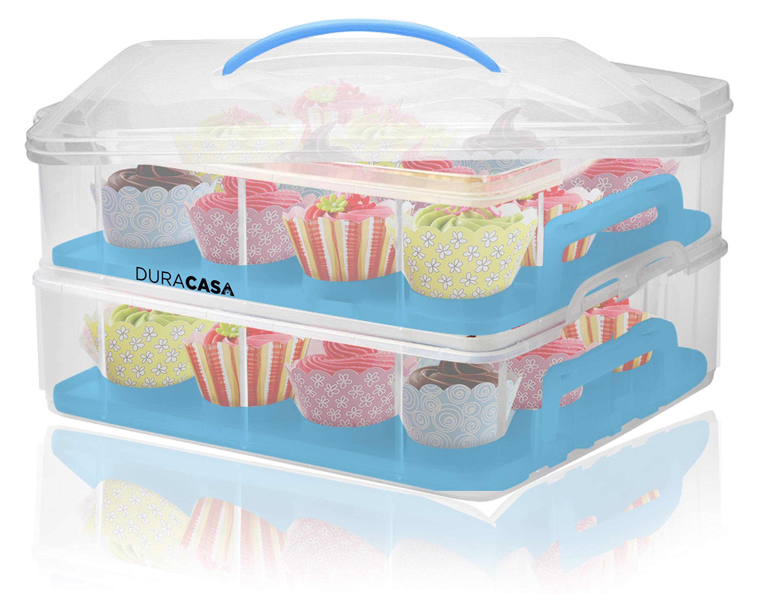 DuraCasa Cupcake Carrier Cupcake Holder Store Up To 24 Cupcakes Or 2 duracasa-cupcake-carrier-cupcake-holder-store-up-to-24-cupcakes-or-2