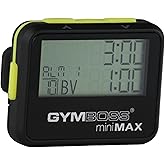 Amazon.com: Gymboss miniMAX Interval Timer and Stopwatch - Green/Yellow ...