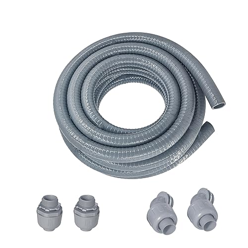 1/2inch 5Foot Liquid-Tight Conduit Kit, Flexible Non Metallic Liquid ...