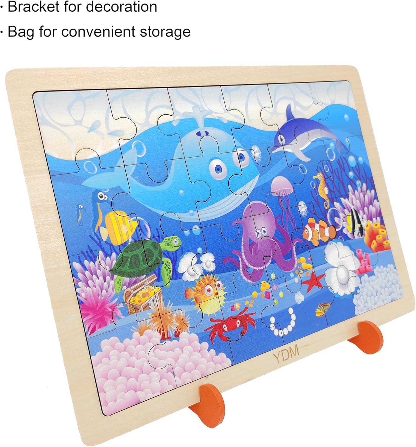 EACHHAHA Wooden Puzzles for Toddler, 2 3 4 Year Olds，Puzzle for Toddler ...