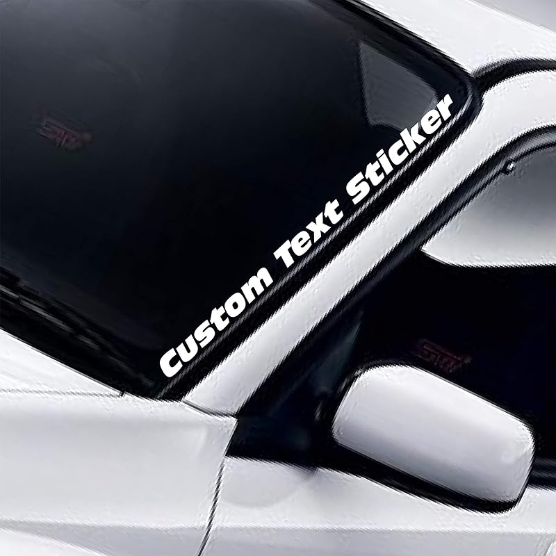 Custom Car Sticker Personalised Car Name Lettering Stickers Vinyl ...