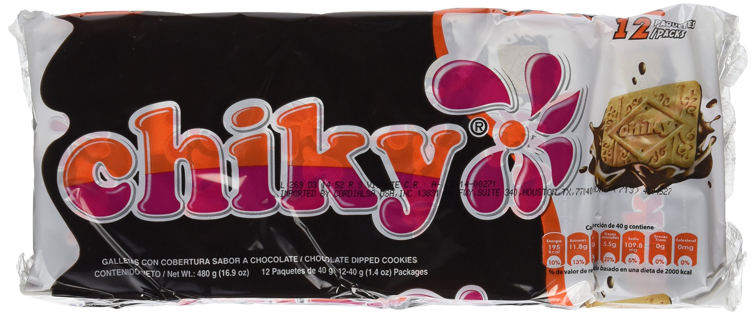 Amazon.com: Pozuelo Chiky Vanilla Cookie 16.9 oz - Galletas de Vainilla ...