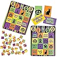 Amazon.com: Halloween Bingo Game Set - 16 bingo game cards includes ...