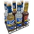 Amazon.com: Coffee syrup organizer for 12.7 Oz bottles - Unique rack ...