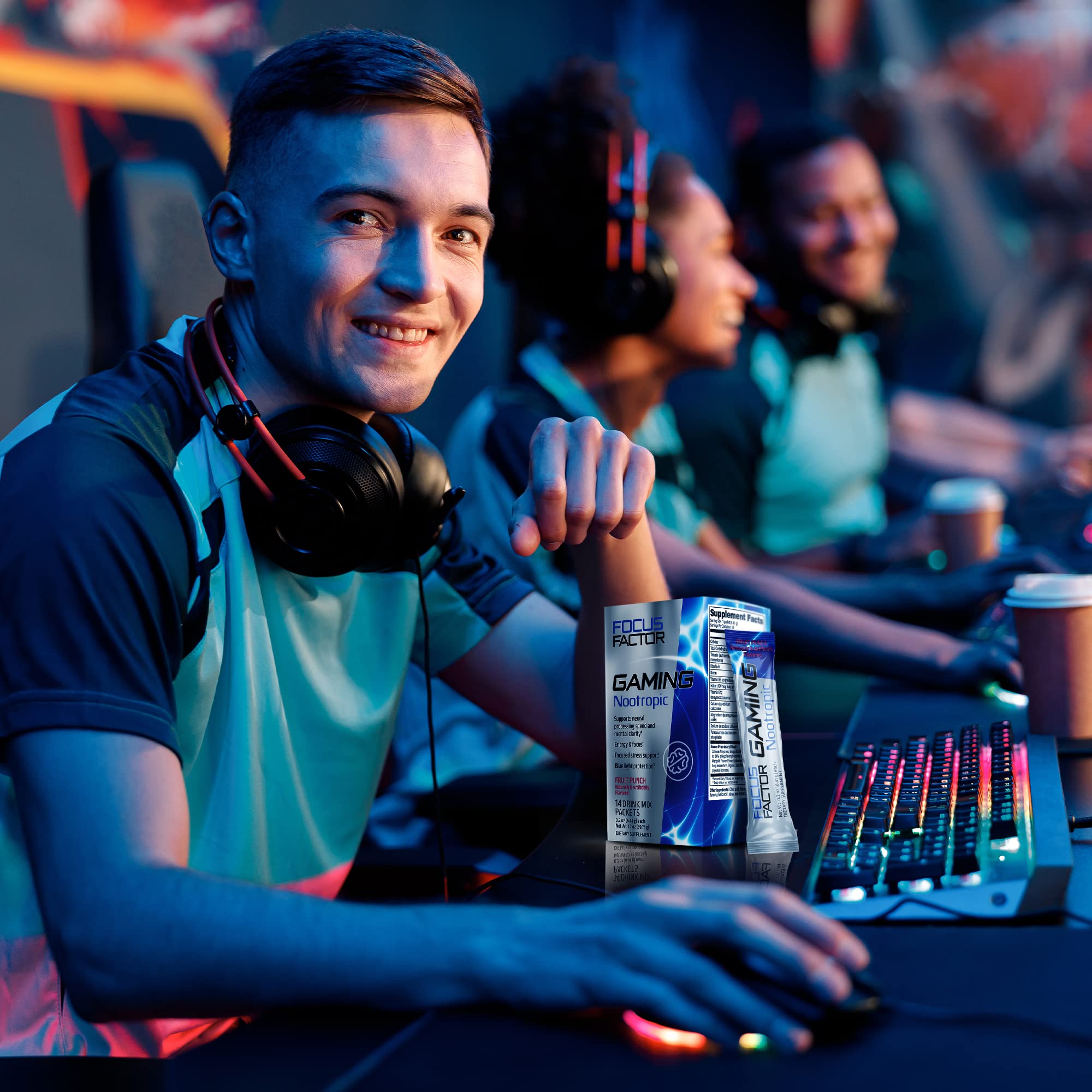 Mua Focus Factor Gaming Nootropic Supplement with Lions Mane for Energy ...