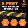 Xpose Safety 6 Ft Rubber Speed Bump, 1 Pack – Heavy Duty Modular ...