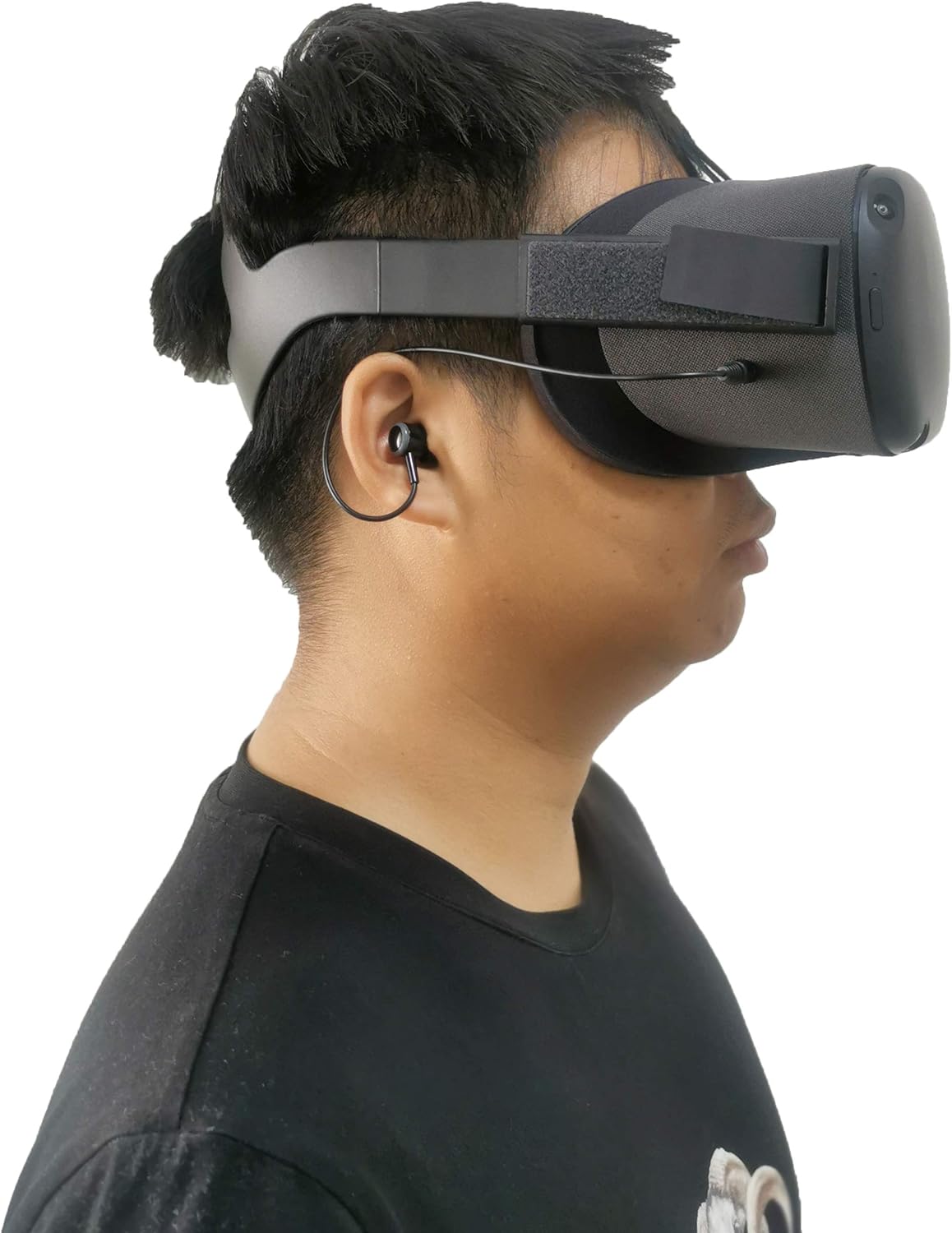 Amazon.com: One Pair Short Cable Earphones Custom Made for Oculus Quest ...