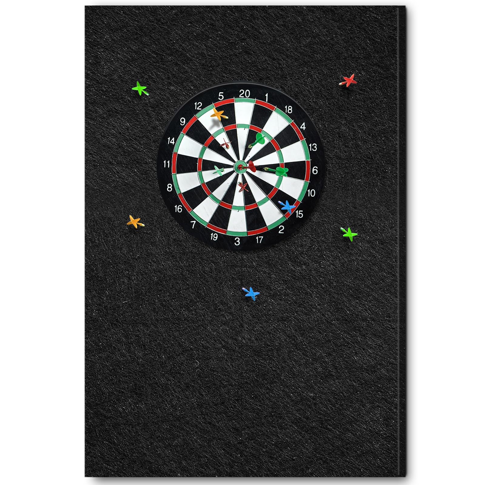 Windkream All in One Dart Board Wall Protectors 36 x 24 x 0.5 Inch ...