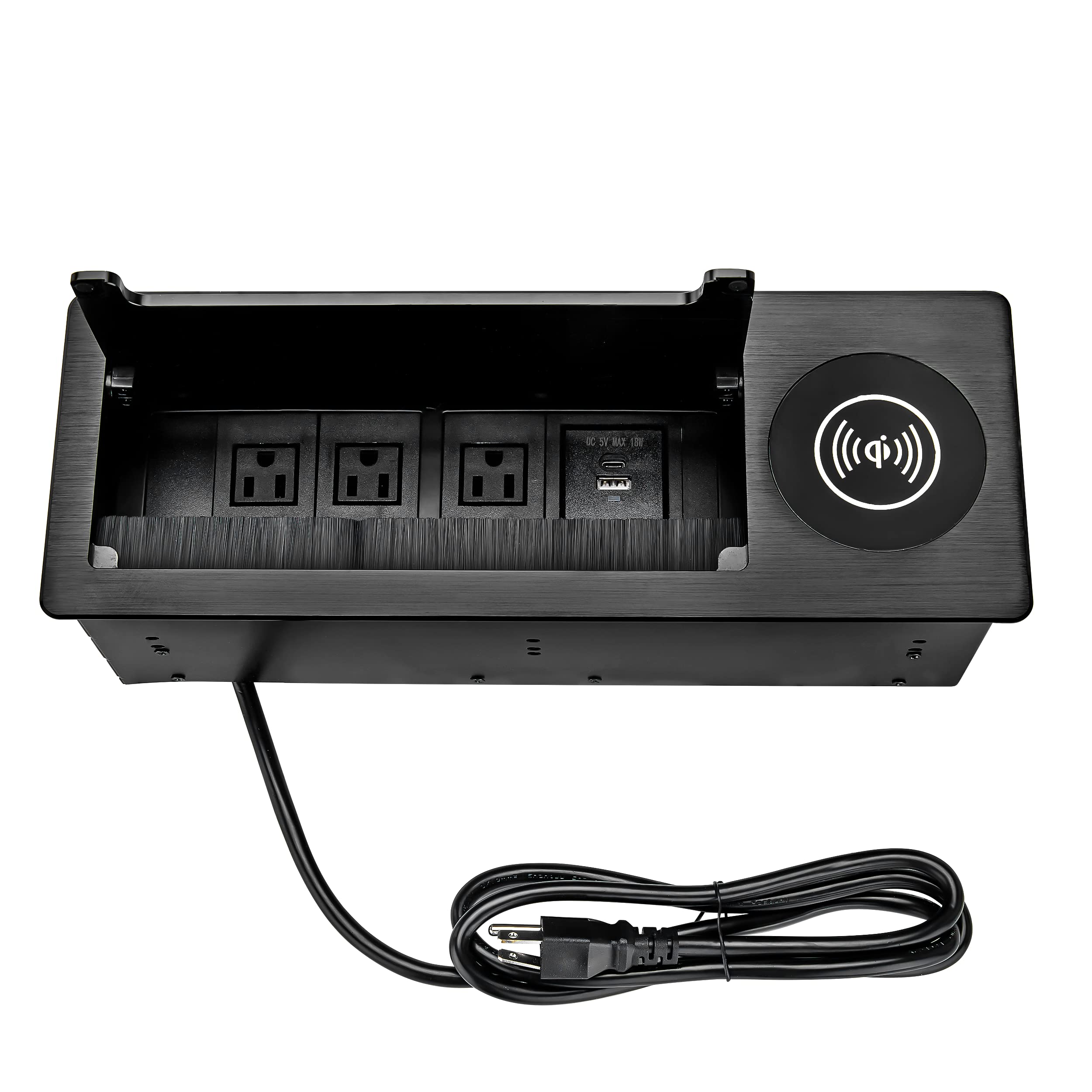 Embedded Desktop outlets, Conference Table Outlet Wireless Charger Fast ...