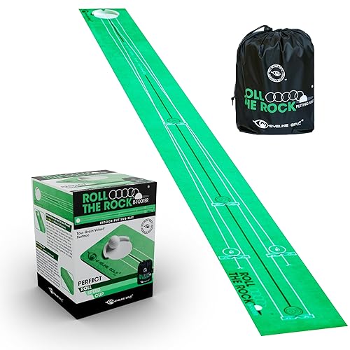 EyeLine Golf Roll The Rock Putting Mat - Have Fun Perfecting Stroke ...