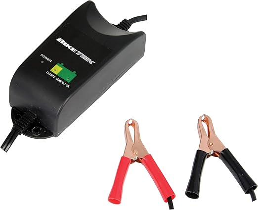 BIKETEK BATTERY CHARGER 12V 1.0A 9-STAGE UK PLUG (BFS-1210N-BS): Amazon ...