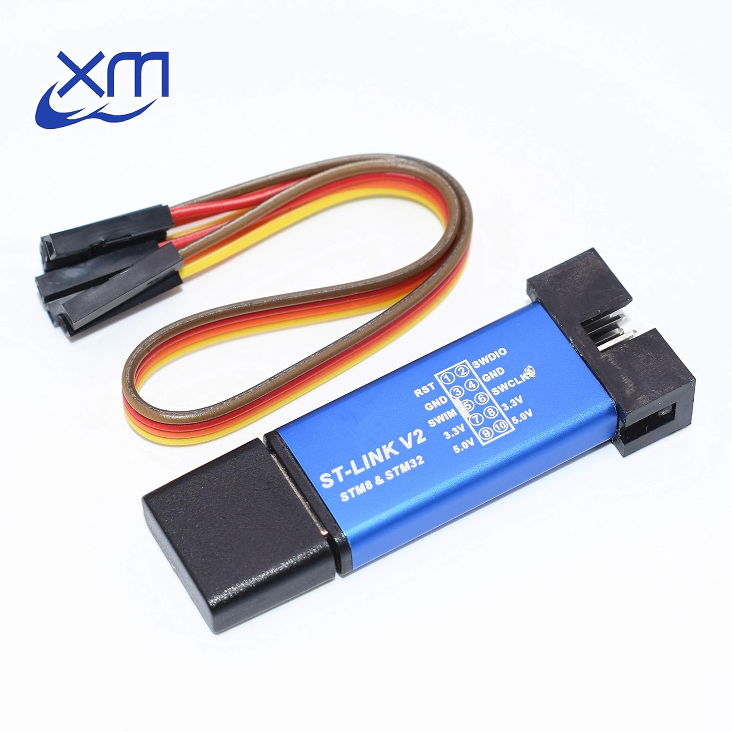 1PCS ST LINK Stlink ST-Link V2 Mini STM8 STM32 Simulator Download Programmer Programming With ...