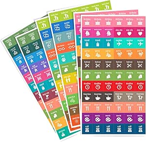 Amazon.com : Calendar Activity Stickers - Cute Designs, Homework2 ...