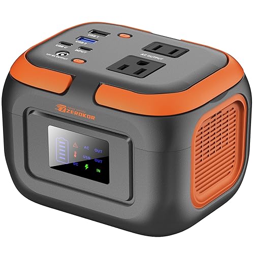 Portable Power Station 120W, 110V Power Bank with AC Outlet, Portable ...