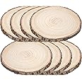 Amazon.com: Rigalit 8 Pieces of 10-11 Inches Wood Slices for ...