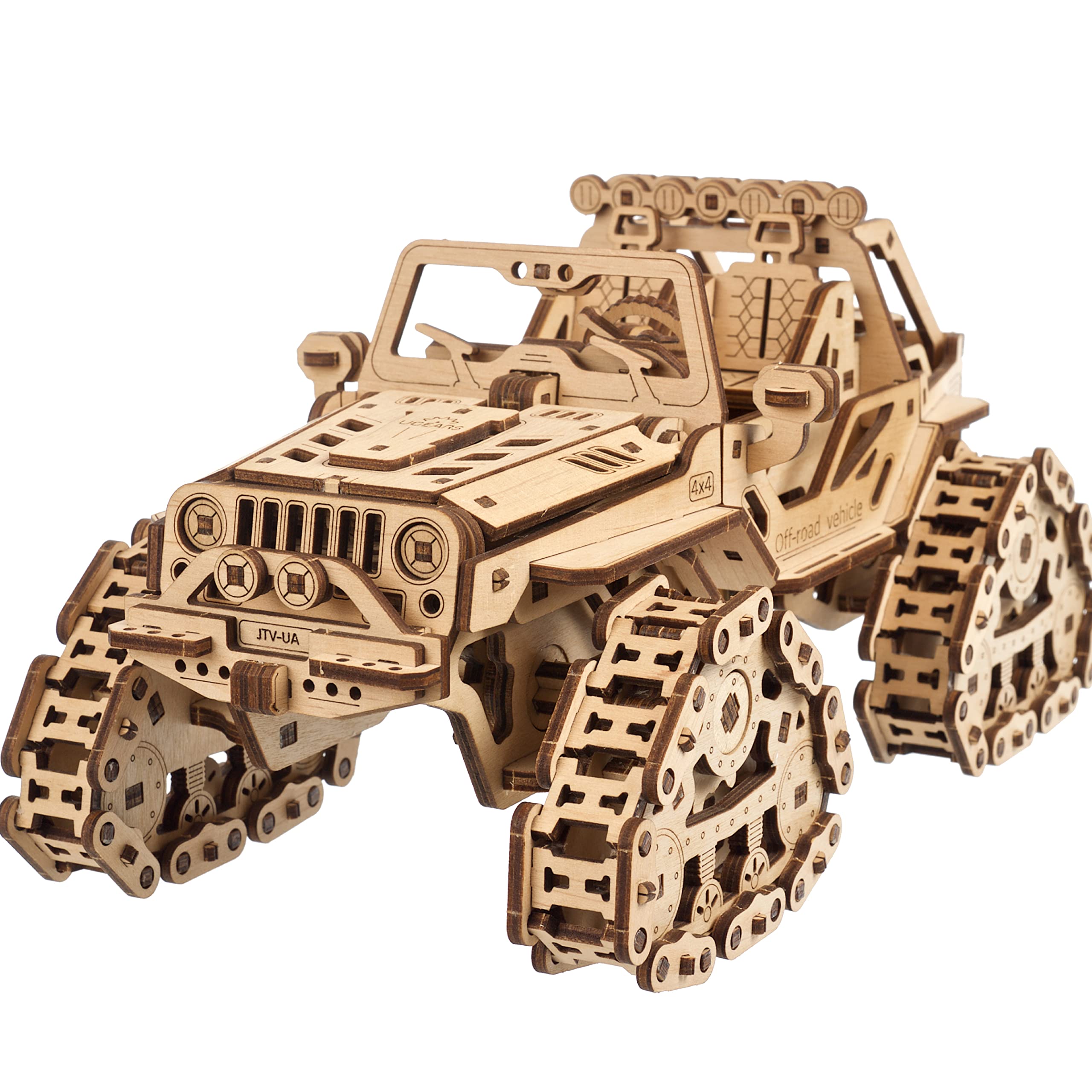 Mua UGEARS Tracked Off-Road Vehicle - 4WD Model Vehicle Kits to Build - DIY 3D Car Model Puzzle ...