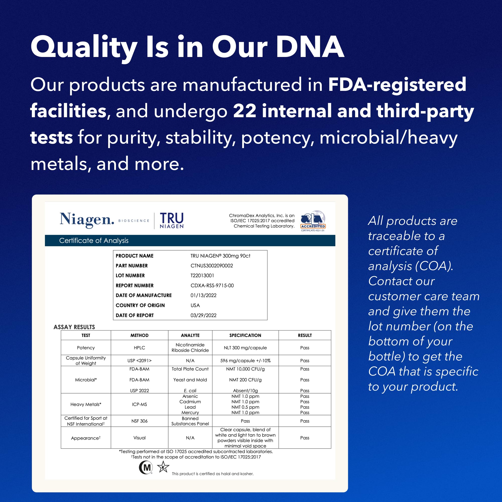 Mua TRU NIAGEN Patented NAD Supplement for Anti Aging and Cell ...