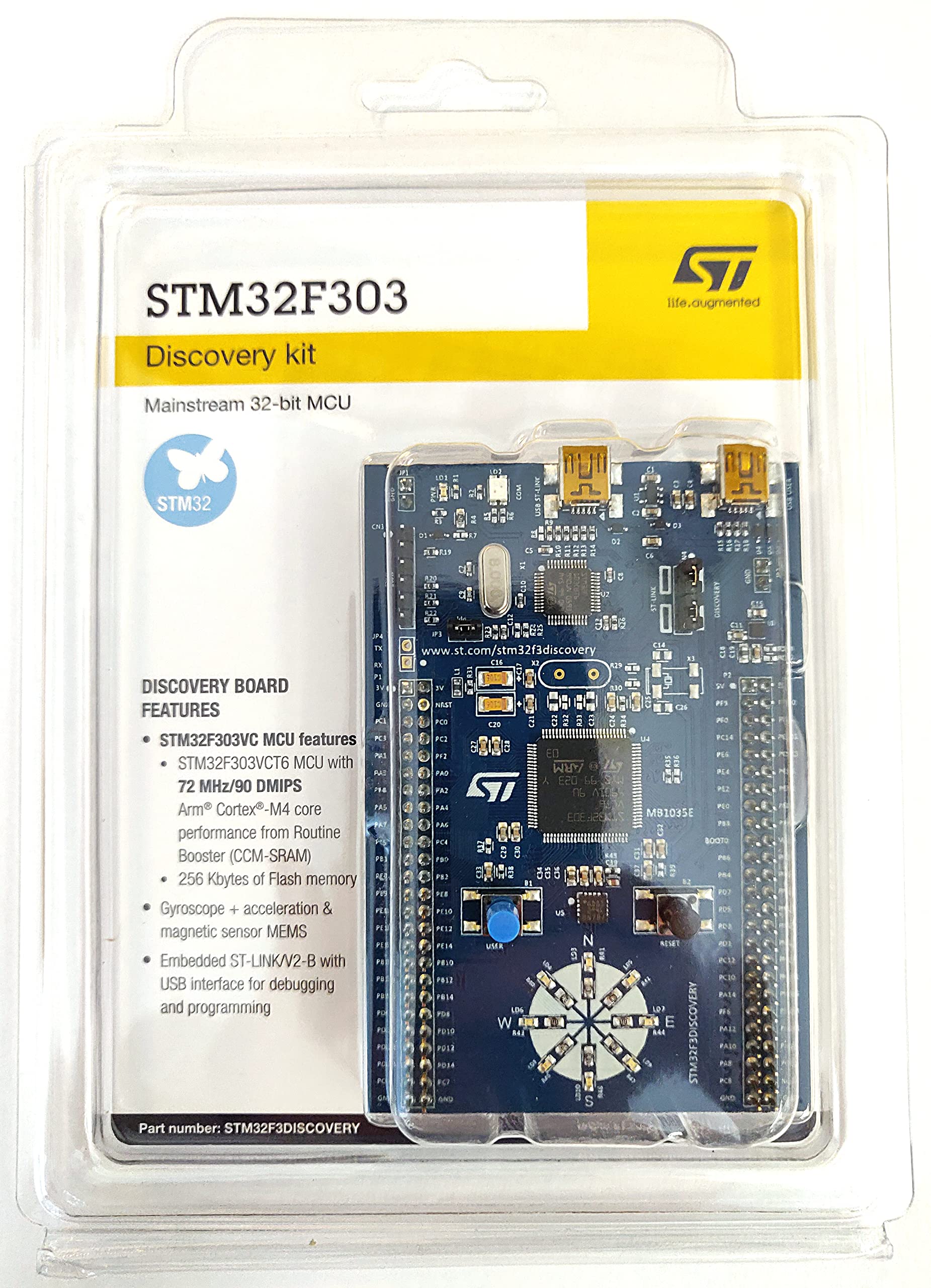 Mua STMICROELECTRONICS STM32F3DISCOVERY EVAL KIT, STM32 F3 Series Discovery trên Amazon Mỹ chính ...