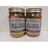 Amazon.com : Troino's Gourmet Hot Stuffed Cherry Peppers with ...