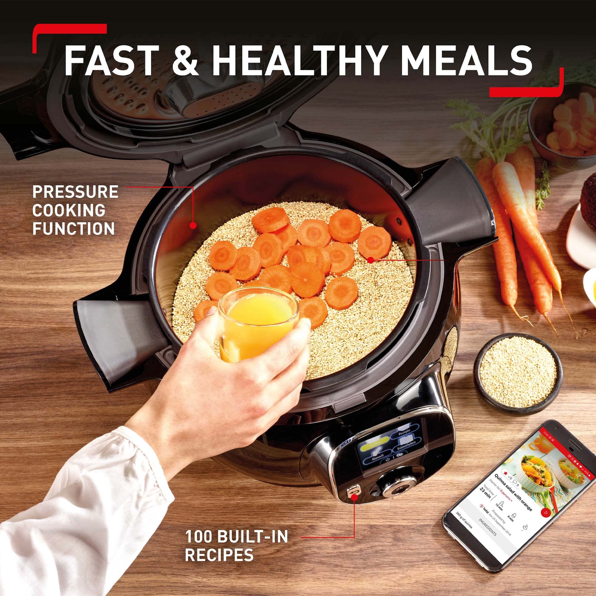 Mua Tefal Cook4Me+ CY851840 One-Pot Digital Pressure Cooker - 6 Litre ...