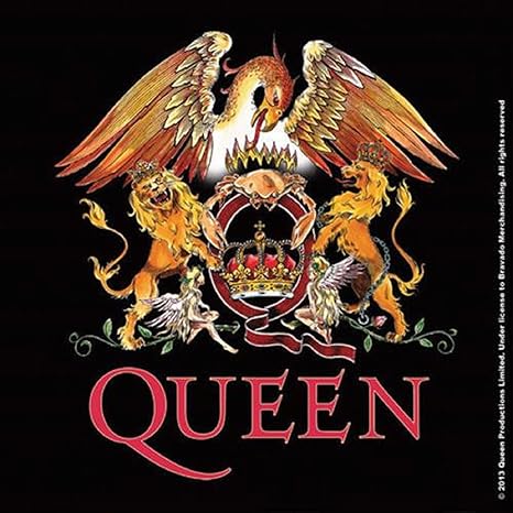 Queen Classic Crest band logo new Official 9.5cm x 9.5cm single cork ...