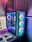 Amazon.com: GOLDEN FIELD MAGE-U Mint Green Computer Case Gaming PC ATX ...