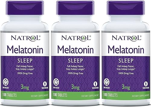 Natrol Melatonin Timed Release Tablets, 100 Count (Pack of 3) in Oman ...