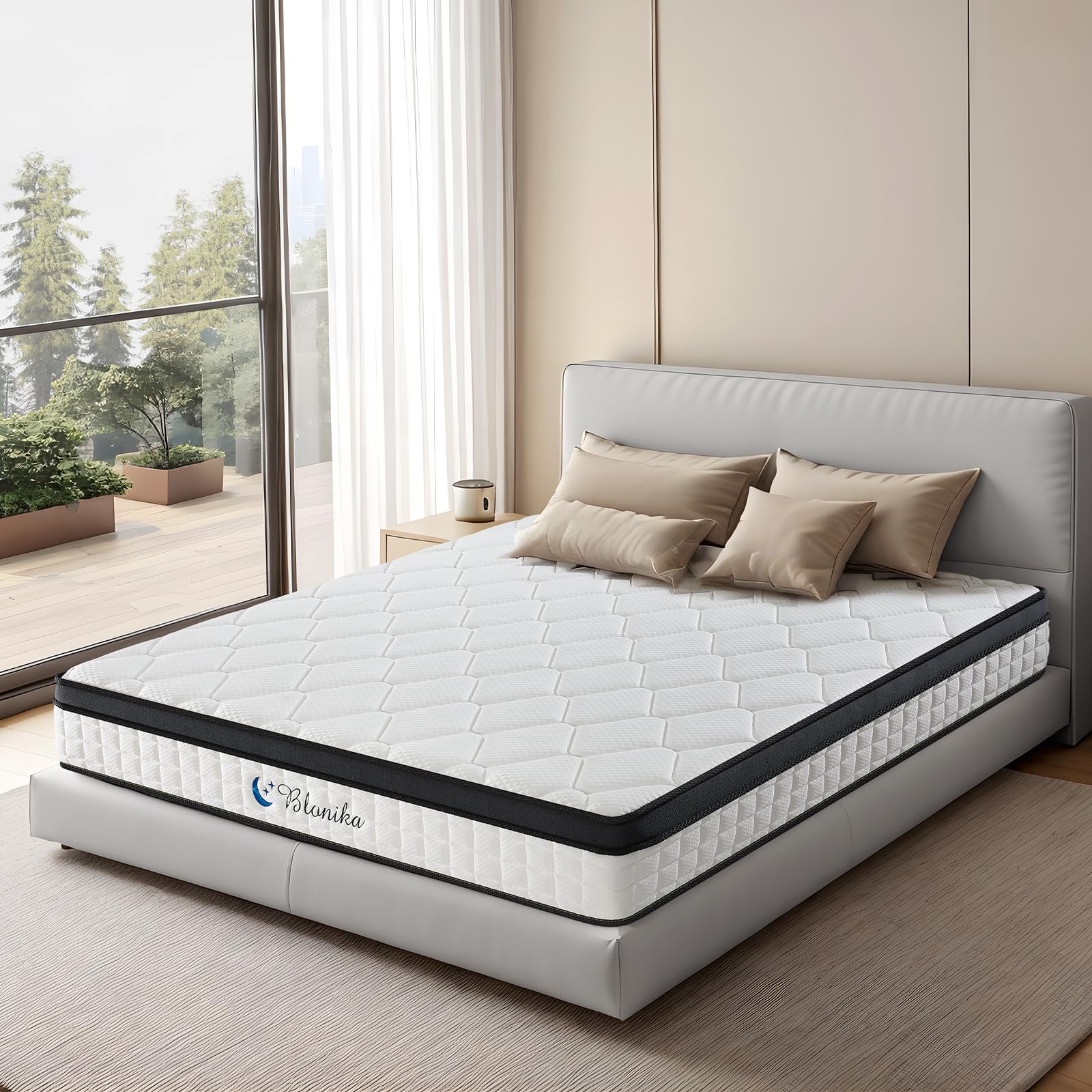 BLONIKA Full Size Mattress 12 Inch Gel Memory Foam Mattress with ...