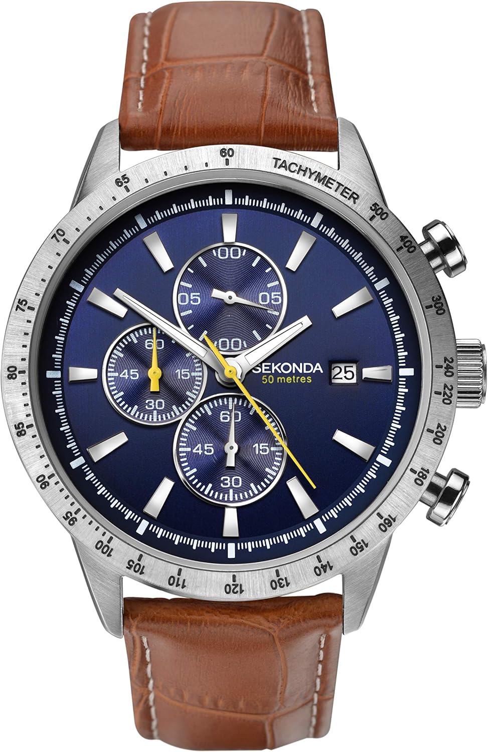 SEKONDA Mens Analogue Classic Quartz Watch with Leather Strap 1374 ...